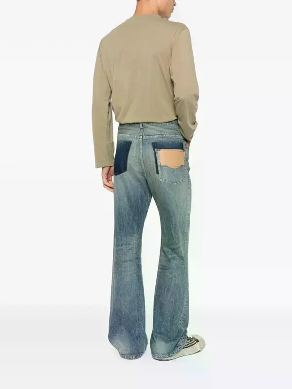 Mihara Yasuhiro Flared Denim Pants
