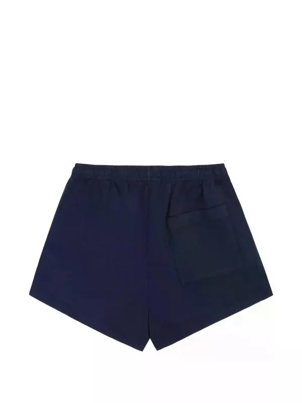 SPORTY & RICH X Yankees Crystal Embellished Shorts - Blue