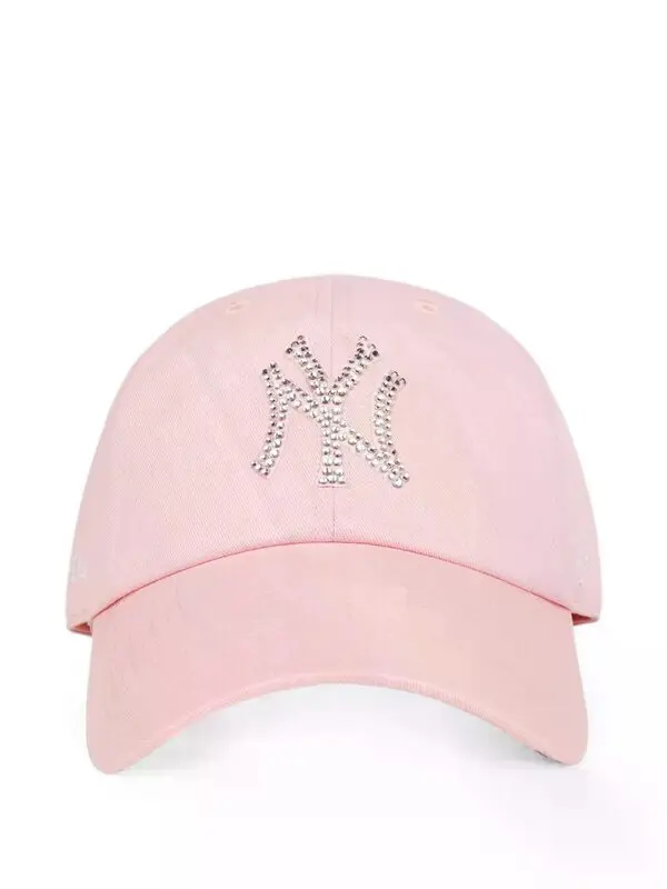 SPORTY & RICH Yankees Kristal Crystal-embellished Hat - Pink