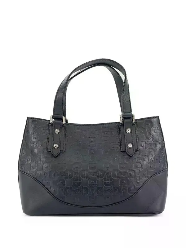 Gucci Horsebit Pattern Leather Handbag