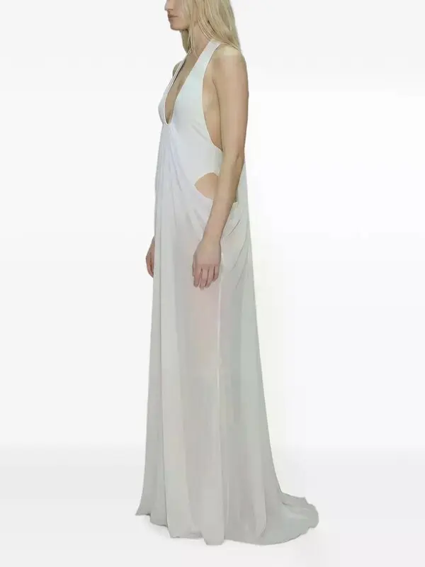 ATOIR Halterneck Draped Maxi Dress