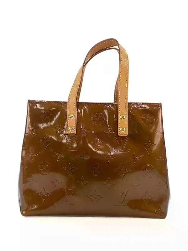 LOUIS VUITTON Monogram Vernis Reade Pm Handbag - Brown