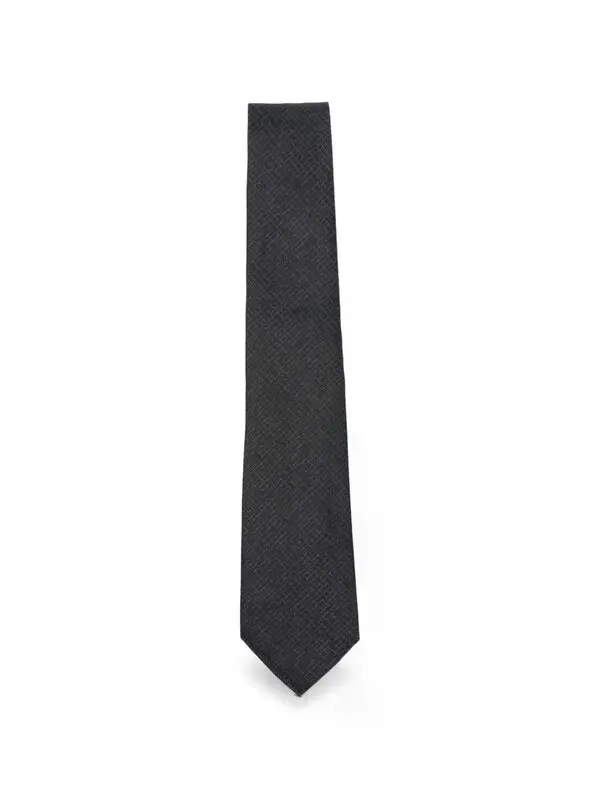 Canali Patterned Silk Tie