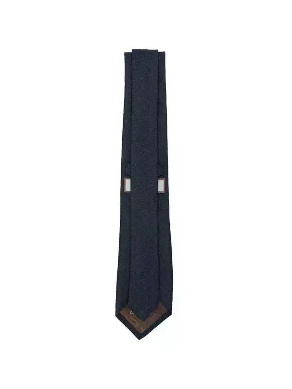 Canali Diamond-weave Wool Tie