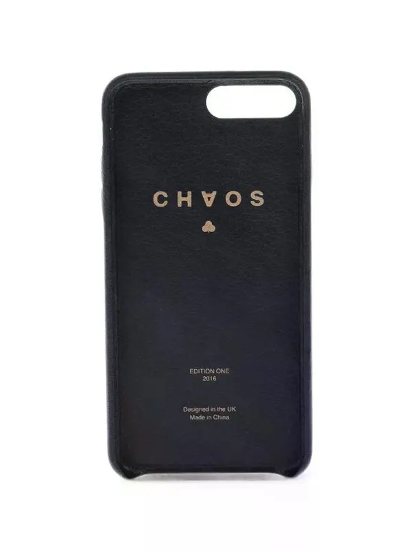 CHAOS Broken Heart Leather Iphone 7 Plus Case - Black