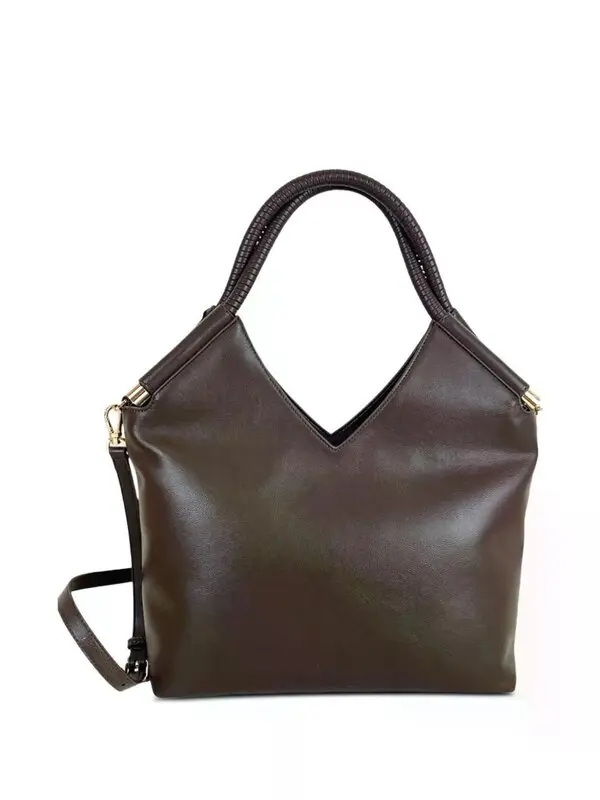 TWINSET Logo Plaque Top-handle Tote Bag - Brown