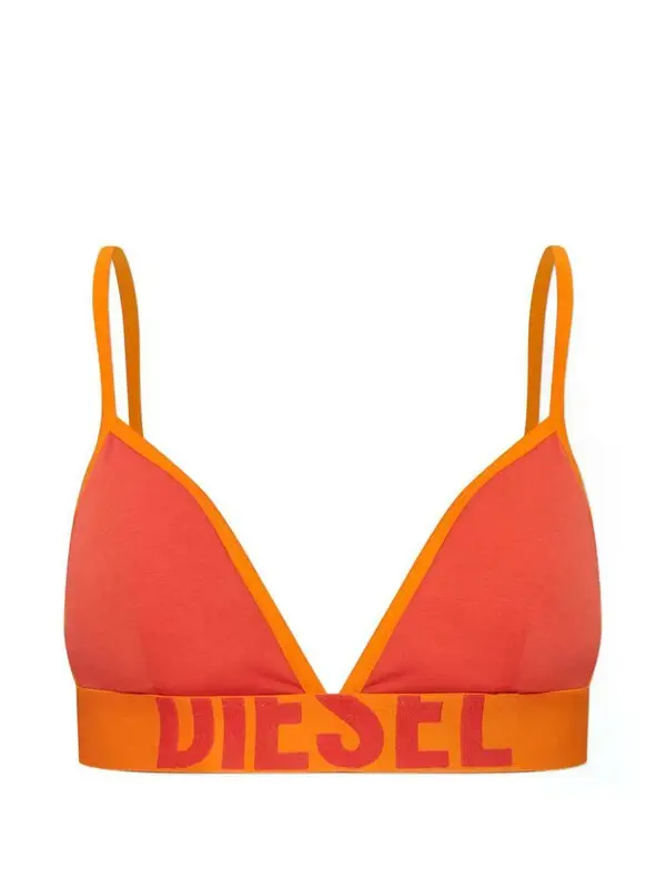 DIESEL® Cora-d-pop Logo-underband Bra - Orange