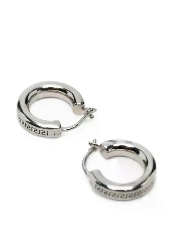 Versace Greca Hoop Earrings