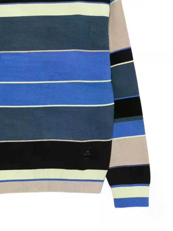 Paul Smith Horizontal-stripe Crew-neck Sweater