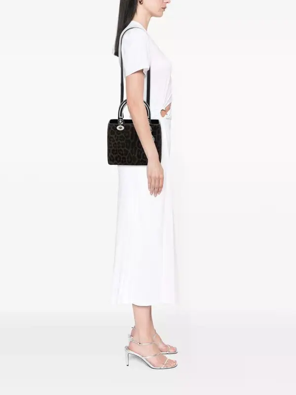 Dior Medium Lady Satchel - Brown