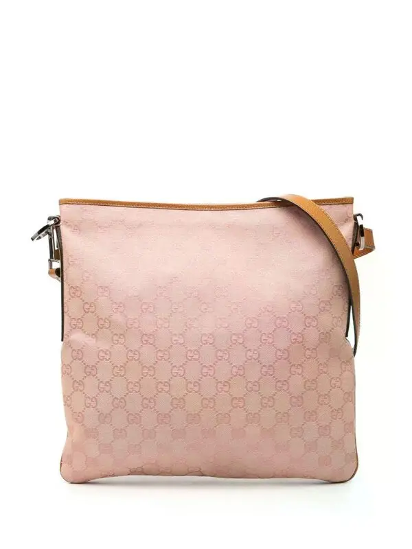Gucci 2000-2015 Gg Canvas Crossbody Bag - Pink
