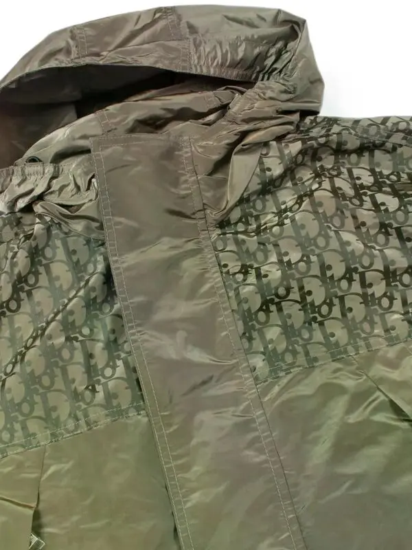 Dior Monogram Print Hooded Jacket