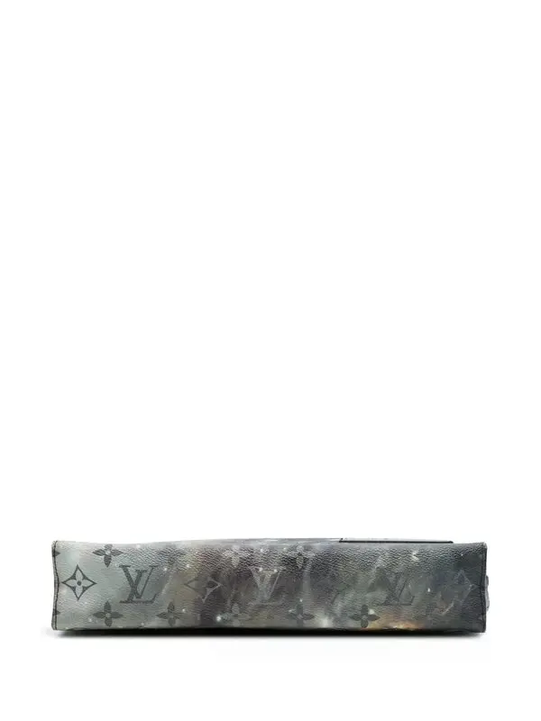 LOUIS VUITTON Monogram Galaxy Pochette Voyage Mm Clutch Bag