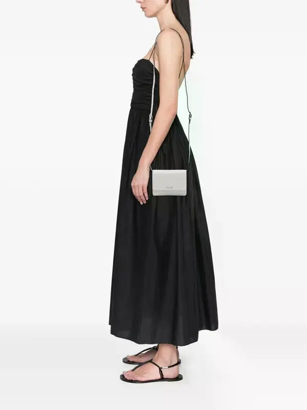 Prada Saffiano Leather Wallet On Strap Crossbody Bag