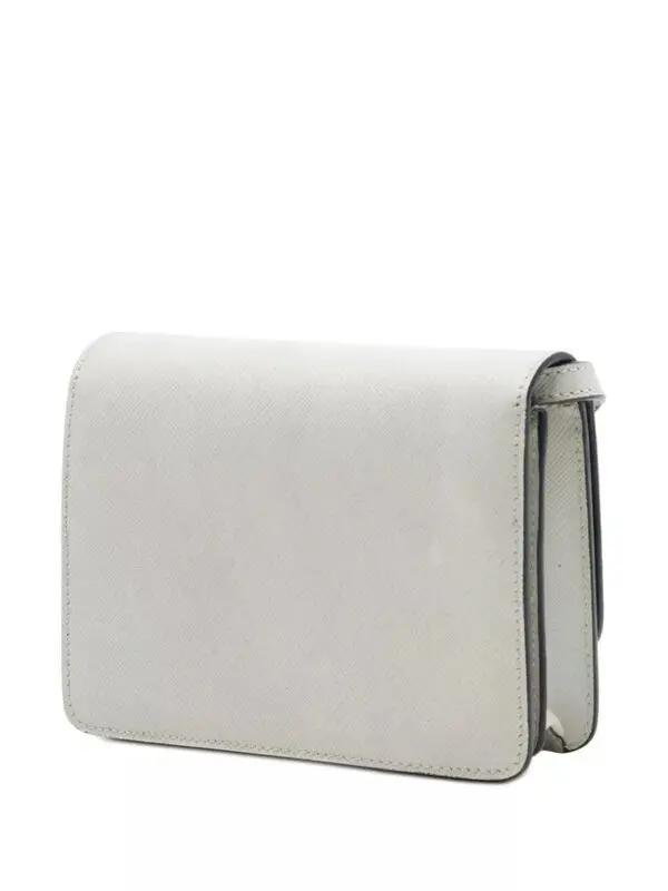 Prada Saffiano Leather Wallet On Strap Crossbody Bag