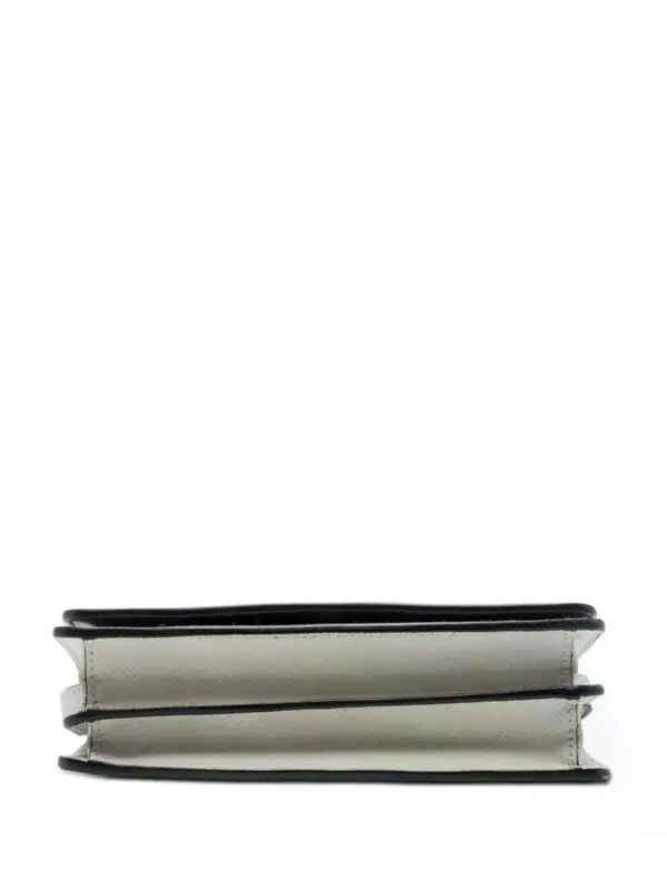 Prada Saffiano Leather Wallet On Strap Crossbody Bag