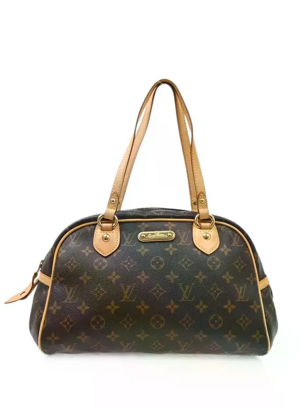 LOUIS VUITTON 2009 Monogram Montorgueil Pm Handbag - Brown
