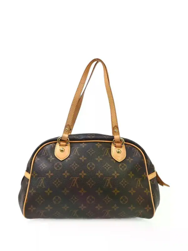 LOUIS VUITTON 2009 Monogram Montorgueil Pm Handbag - Brown