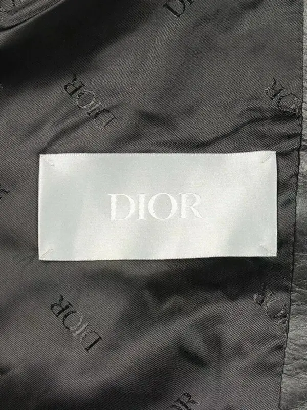 Dior Leather Zip-up Jacket