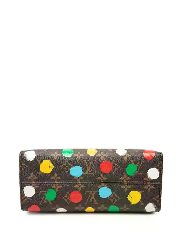 LOUIS VUITTON Yayoi Kusama Monogram Onthego Pm Satchel - Brown
