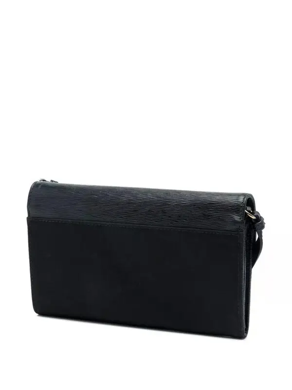 Prada Vitello Move And Tessuto Wallet On Strap Crossbody Bag