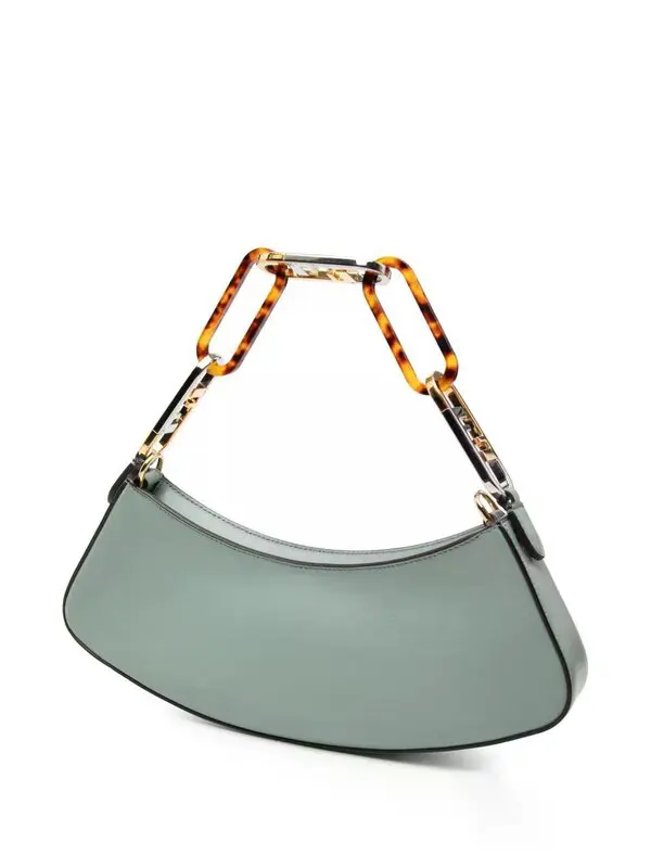 Fendi O Lock Swing Satchel - Green