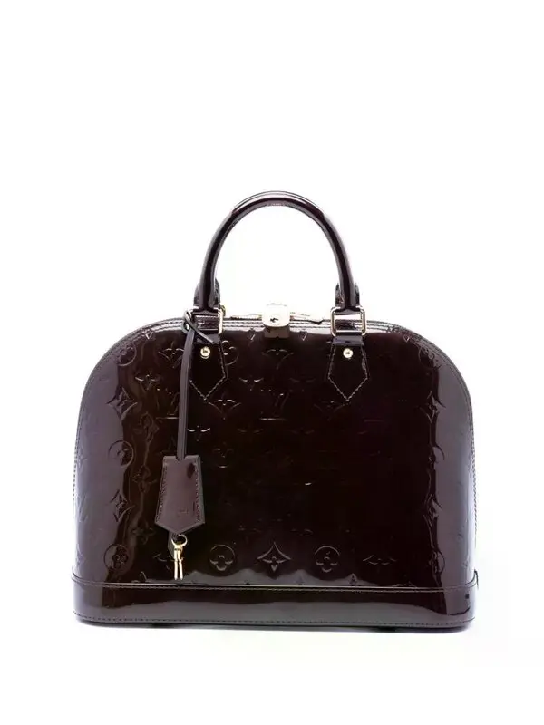 LOUIS VUITTON 2012 Monogram Vernis Alma Pm Handbag