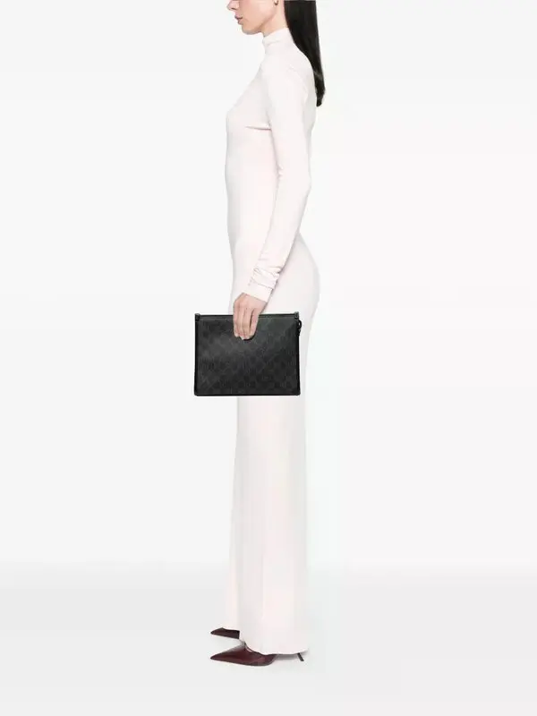 Gucci 2000-2015 Gg Supreme Retro Interlocking G Clutch Bag