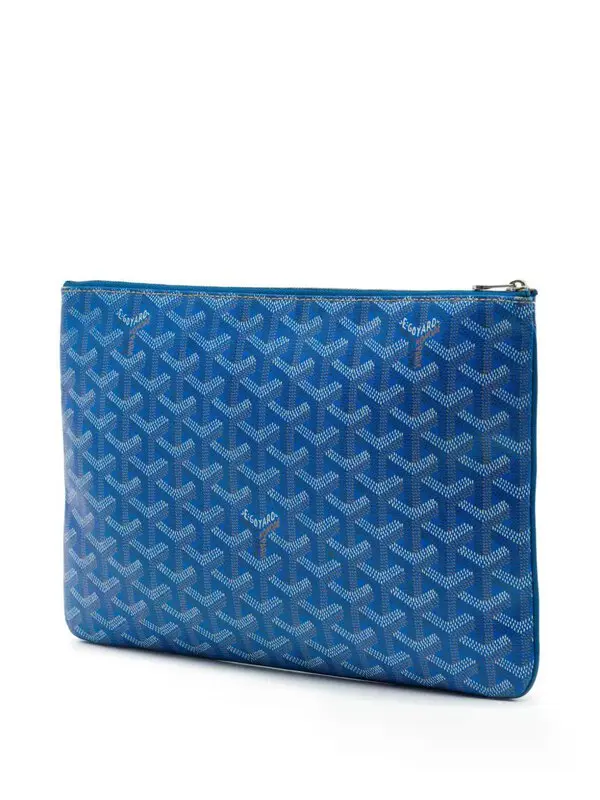 Goyard Senat Mm Clutch Bag - Blue