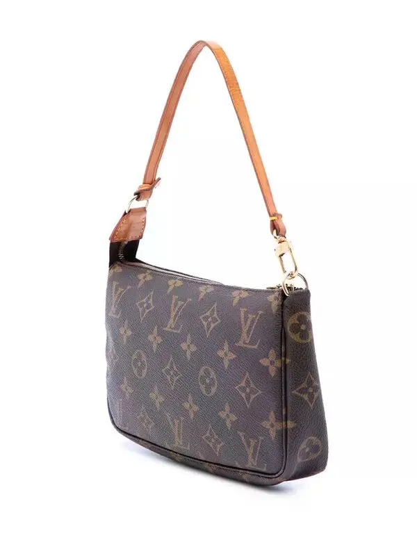 LOUIS VUITTON Monogram Pochette Accessoires Shoulder Bag - Brown