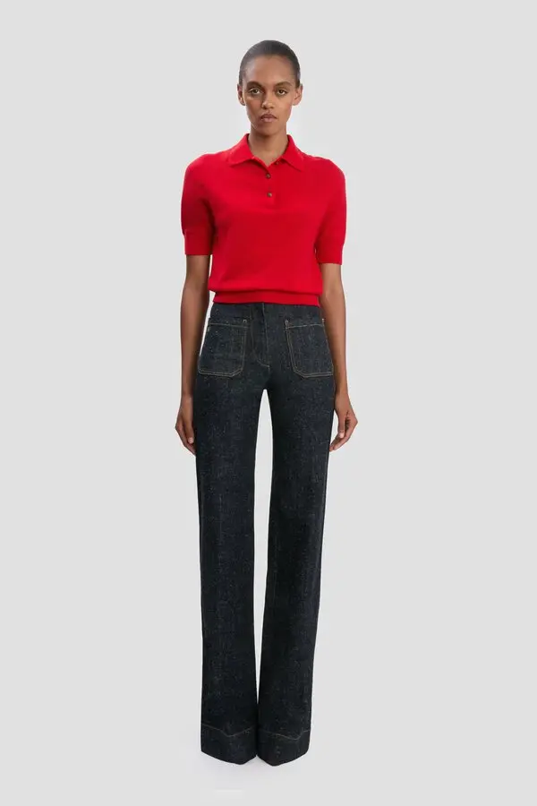Victoria Beckham Alina Jean Long - Indigo