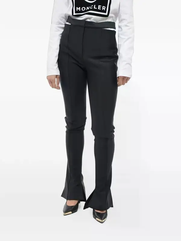 MUGLER Cut-out Flared Trousers - Black