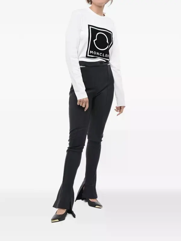 MUGLER Cut-out Flared Trousers - Black