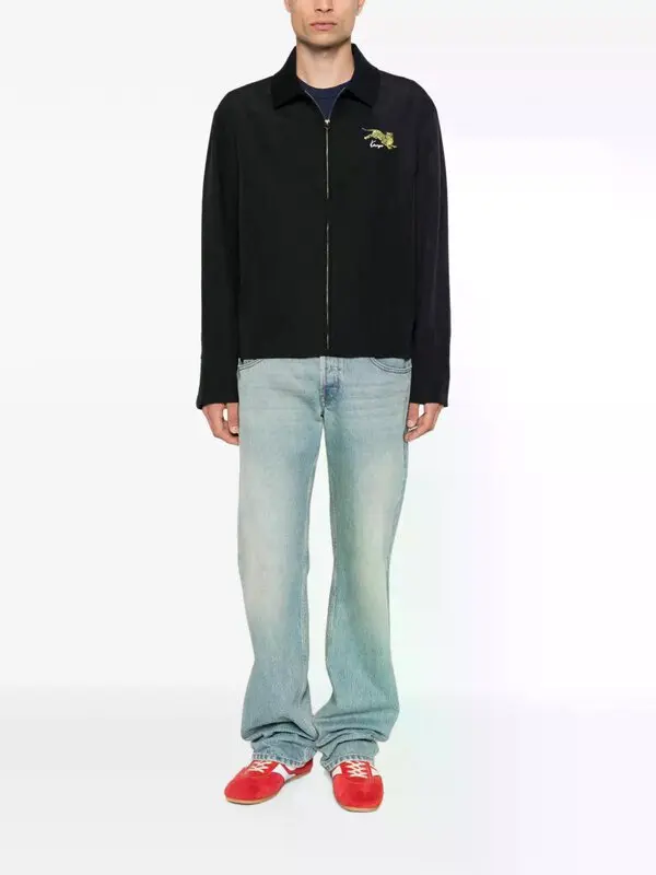 Kenzo Embroidered Tiger Zip-up Jacket