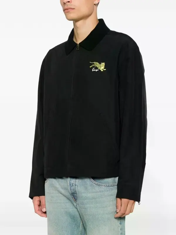 Kenzo Embroidered Tiger Zip-up Jacket