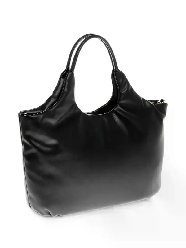 Moschino Padded Heart Plaque Shoulder Bag