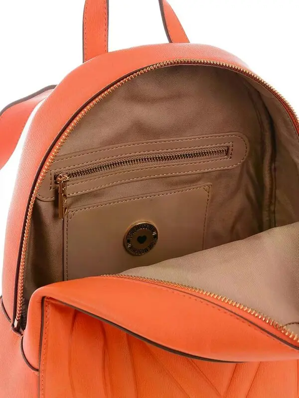 Moschino Plaque Embossed-logo Backpack