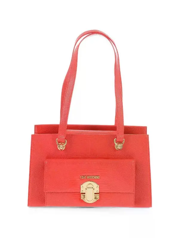 Moschino Lizard-effect Shoulder Bag