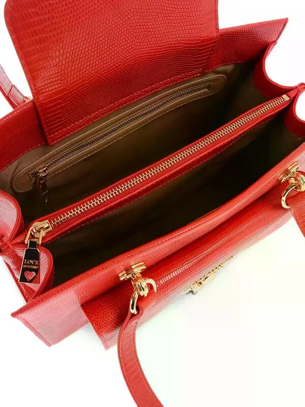 Moschino Lizard-effect Shoulder Bag