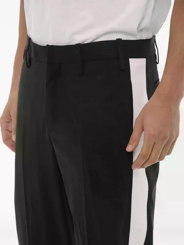 Neil Barrett Slim-fit Track Pants With Contrasting Side Stripe
