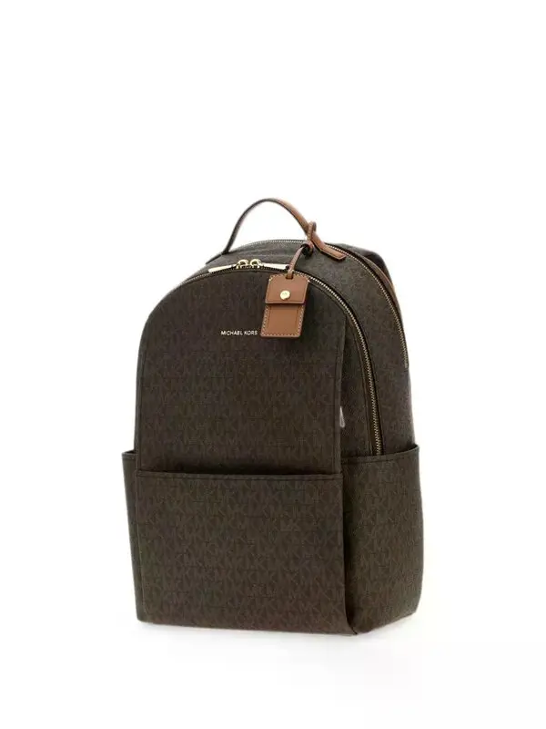 Michael Kors Large Sable Logo-print Backpack - Brown