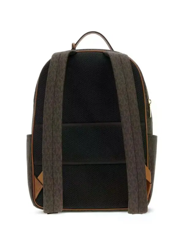 Michael Kors Logo Print Backpack - Brown
