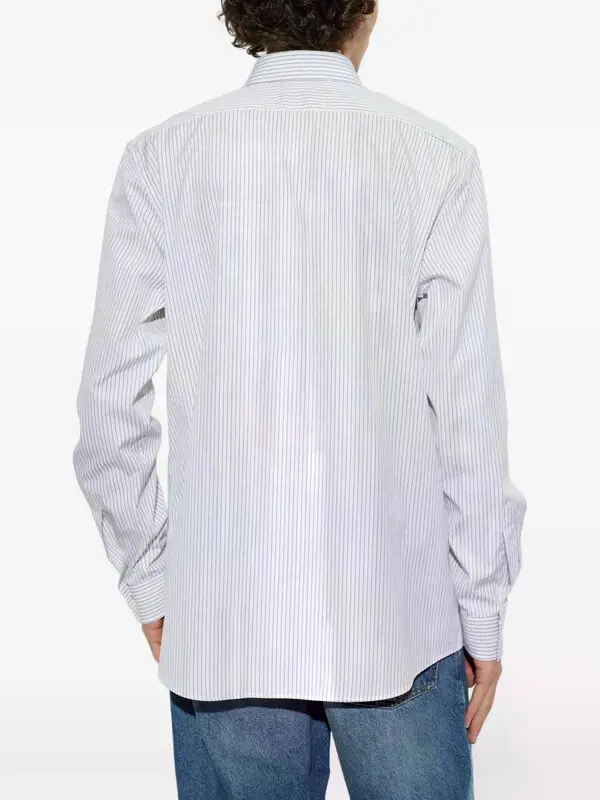 Moschino Striped Graphic-print Shirt