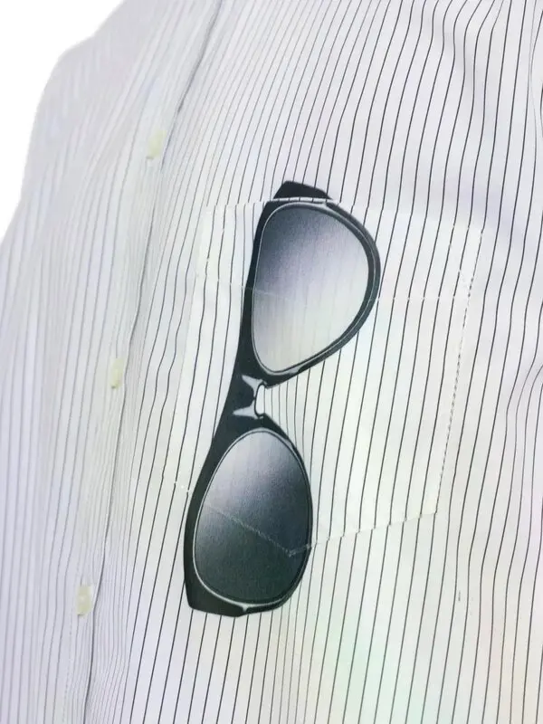 Moschino Striped Graphic-print Shirt