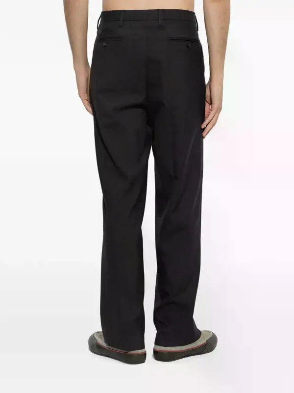 MAISON MARGIELA Tailored Pressed Crease Wool Trousers