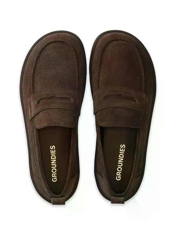 GROUNDIES Suede Slip-on Loafers