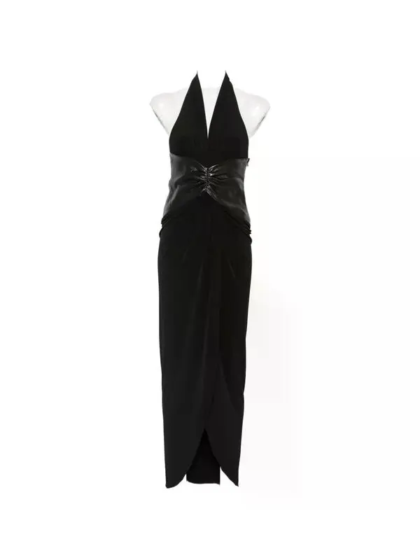 Andamane Halterneck Dress - Black
