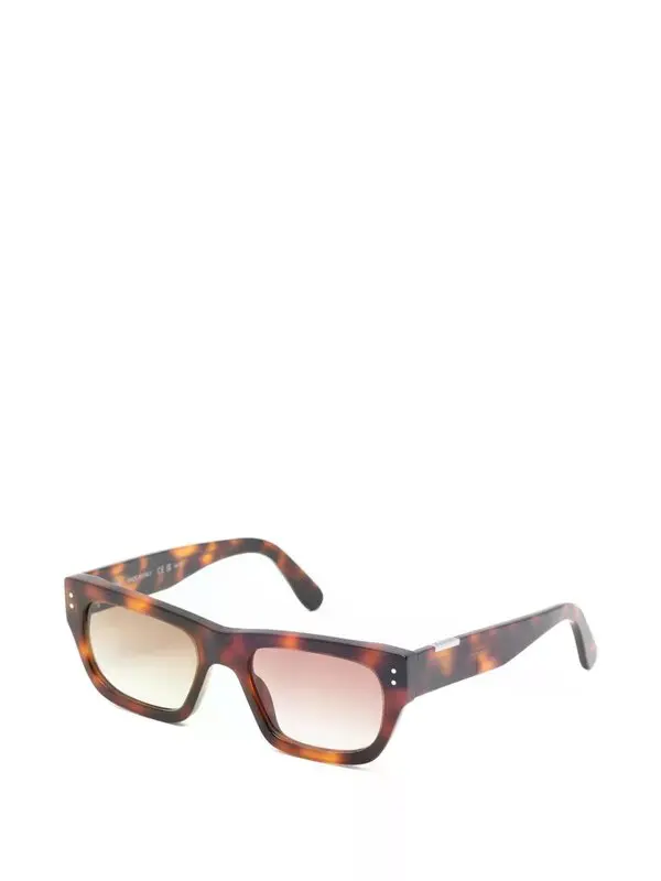 TOTEME Voyager Rectangle-frame Sunglasses