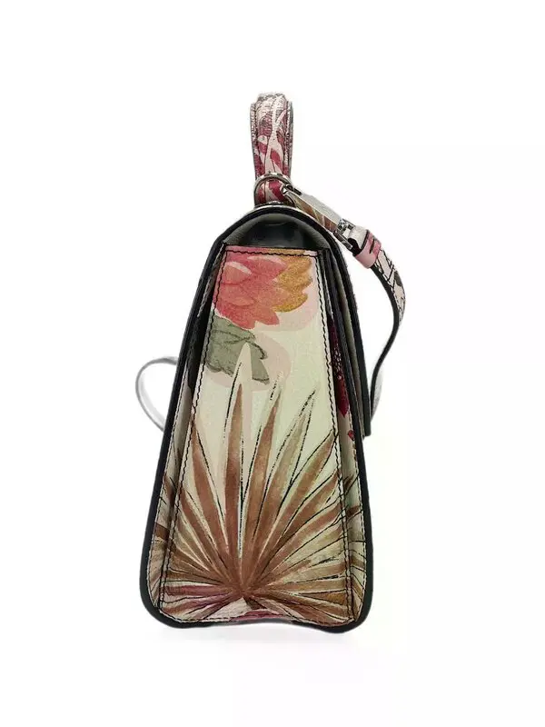 FERRAGAMO Floral Print Gancini Handbag