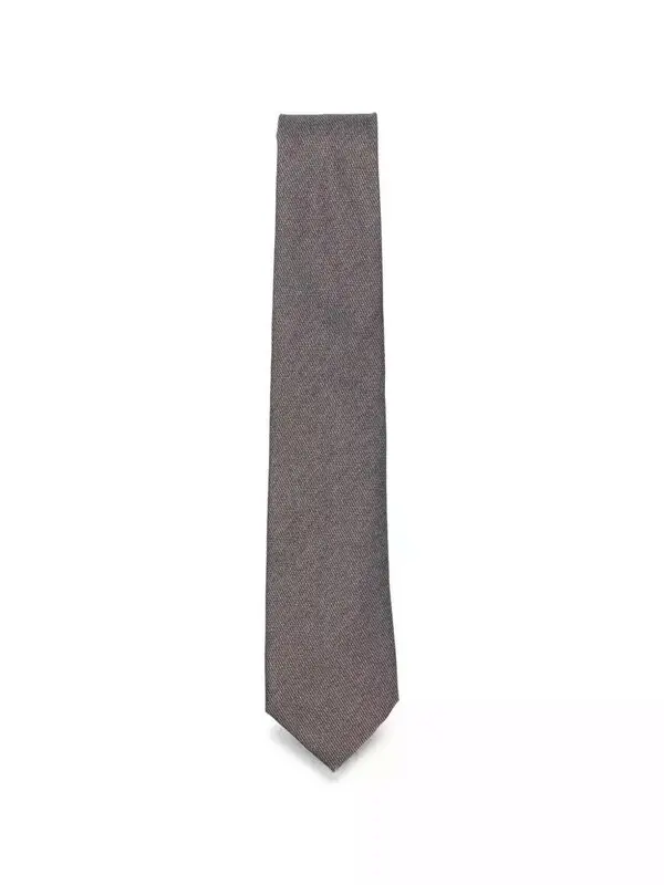 Canali Textured Silk Tie